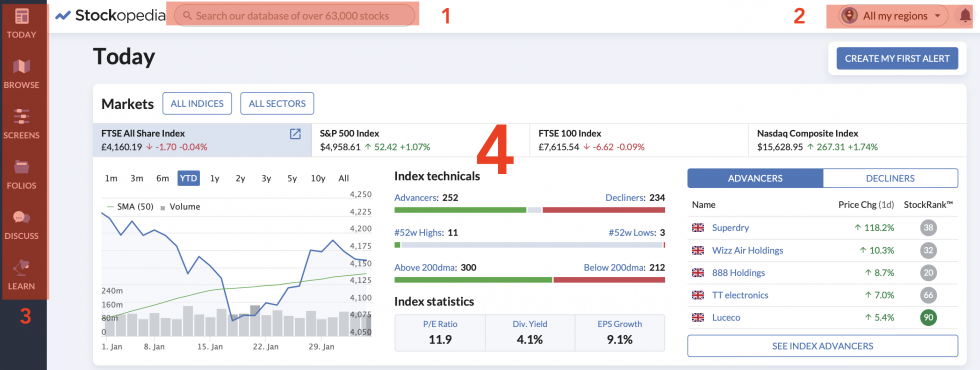 Stockopedia - The Ultimate stock market research tool (part 1) - The ...